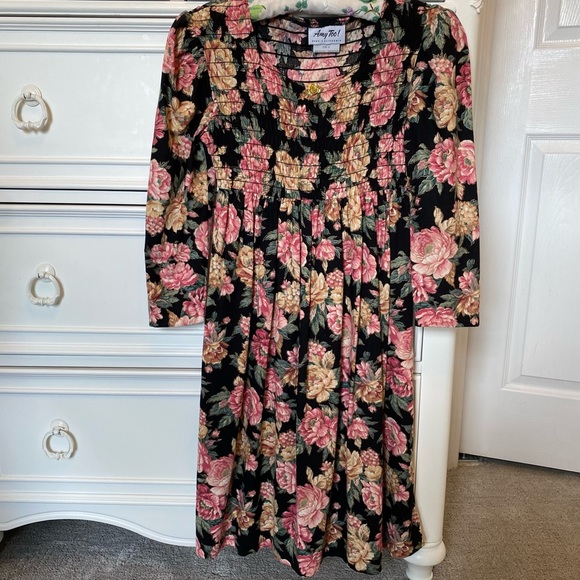Amy Byer | Dresses | Vintage Amy Too Floral Midi Dress | Poshmark